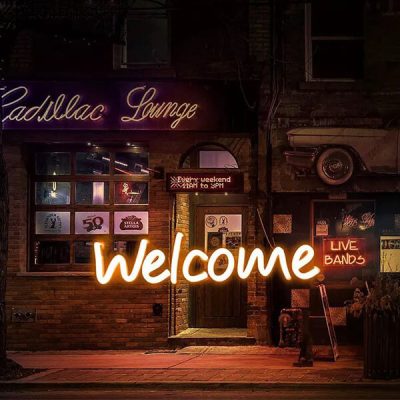 Custom Outdoor Neon Business Signs | LED Exterior Sign Logo