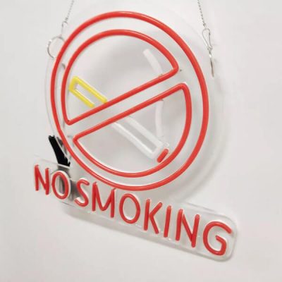 No Smoking Neon Sign | Custom LED Light Signs Manufacturer