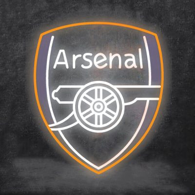 Custom Arsenal Neon Sign | Arsenal FC Crest Logo LED Signs