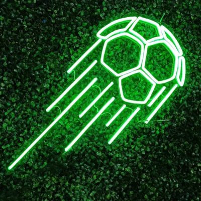 Custom Soccer Ball Neon Sign Football Sport LED Sign - BgNeon