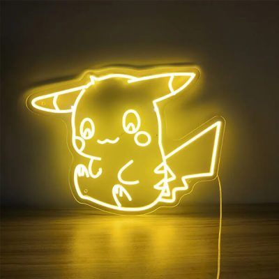 Pikachu Neon Sign - a Must-Have for Any Pokémon Lover