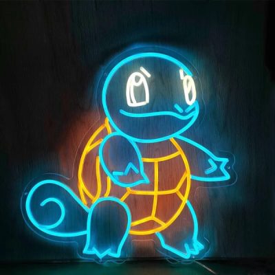 Squirtle Neon Sign LED Pokémon Anime - BgNeon