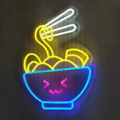 Noodle Neon Sign | Custom LED Sign for Your Business - BgNeon