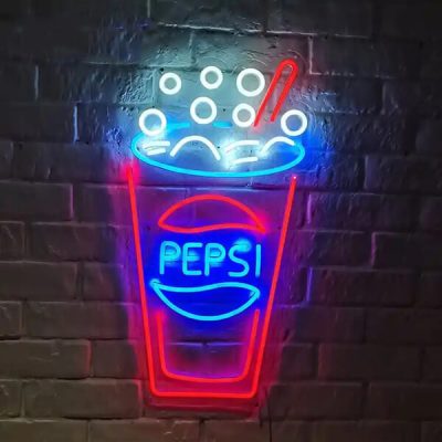 Pepsi Neon Sign | Customizable LED Neon Signs - BgNeon